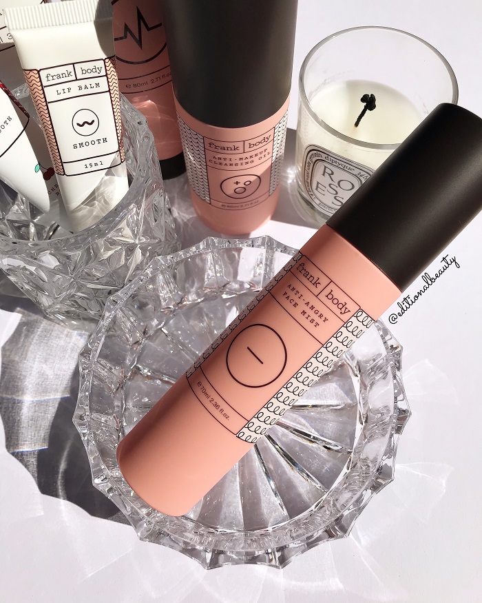 Frank Body Anti-Angry Face Mist Review - Editional Beauty