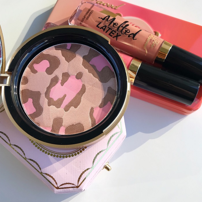 Too Faced Pink Leopard Blushing Bronzer Review & Swatches - Editional ...